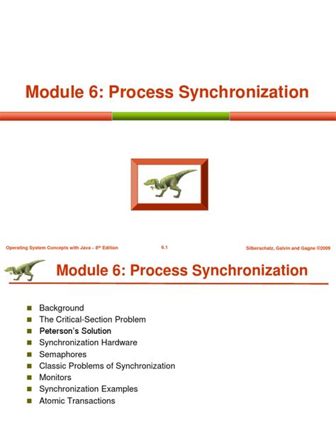 module 6 process synchronization pdf computer data storage database transaction