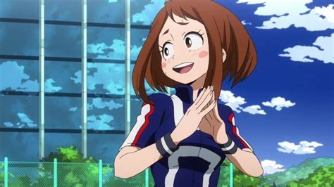 Este Seria O Visual De Ochako Uraraka Se My Hero Academia Fosse Um Anime Dos Anos 90 Critical Hits
