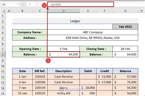 How To Make A Ledger In Excel With Easy Steps ExcelDemy