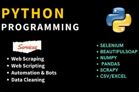 do web scraping web automation and python bot by sprydeveloper fiverr