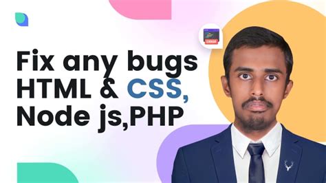 fix any bugs in react js node js next js and html css jquery php by shane madar fiverr
