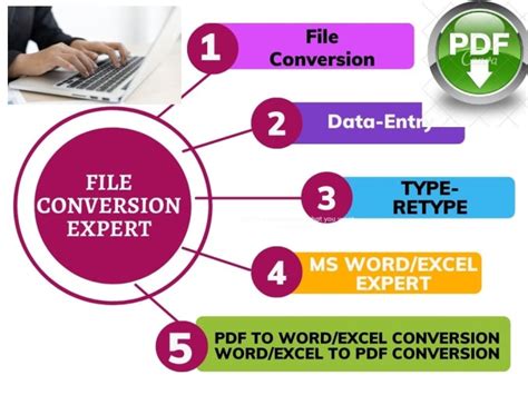 do file conversion in pdf data entry type retype copy paste by tehsinsam fiverr