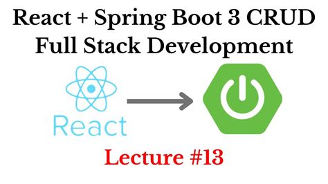 NEW React Spring Boot CRUD Full Stack App 13 Understanding