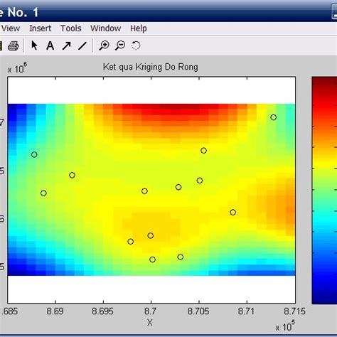 pdf applying kriging algorithm based on matlab environment to interpolate porosity and