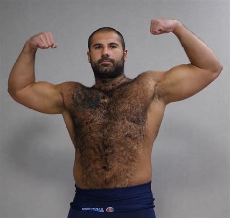 A Very Hairy Man Shows His Cock And His Ass
