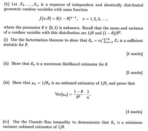 solved let x 1 x n is a sequence of independent and