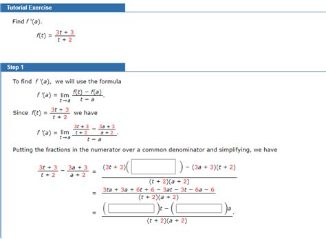 solved tutorial exercise find f a f t 3t 3 t 2