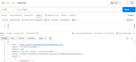 Symfony Lexikjwtauthentication Custom Exception On Empty Fields