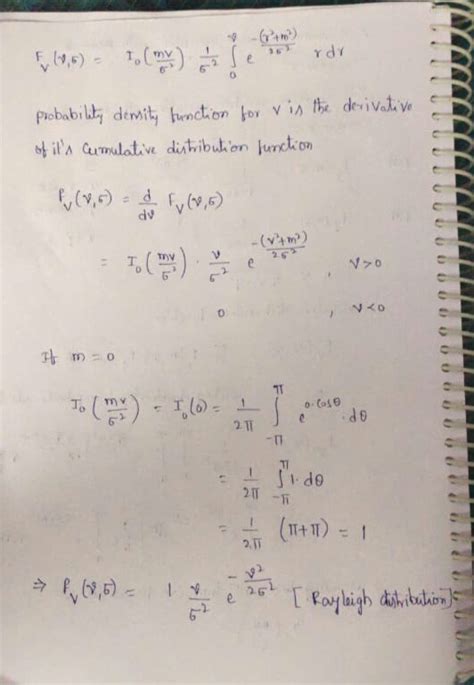 let x and y be two independent gaussian random variables with common variance σ2 the mean of x