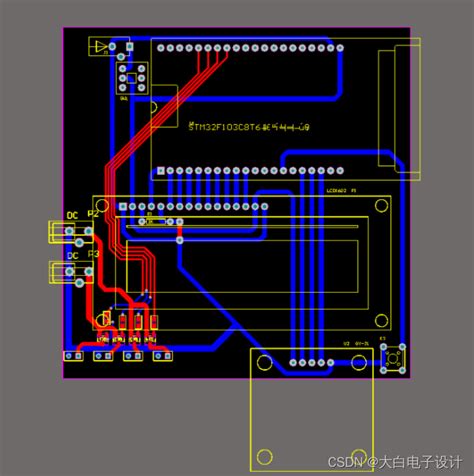71、基于stm32单片机的颜色识别 tcs3200 rgb 检测系统设计 程序 原理图 pcb源文件 参考论文 开题报告 任务书 设计资料 元器件清单等 tcs3200与单片机连接 csdn博客