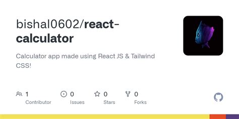 GitHub Bishal0602 React Calculator Calculator App Made Using React