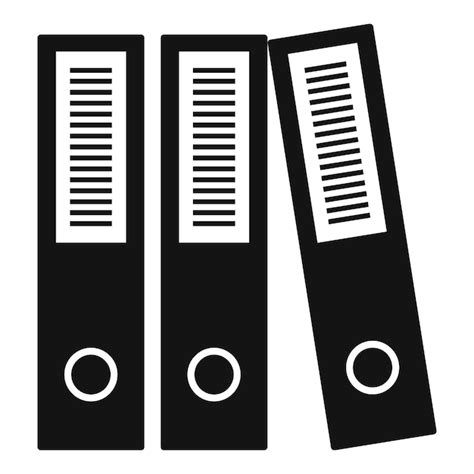 Premium Vector Office Folders Icon Simple Illustration Of Office
