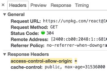 Cross Origin Errors React
