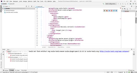 cannot resolve plugin org scala tools maven scala plugin unknown csdn博客