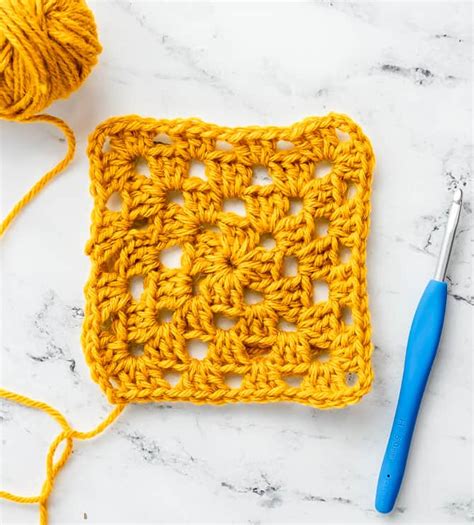 How To Crochet A Granny Square For Beginners Step By Step Slowly At