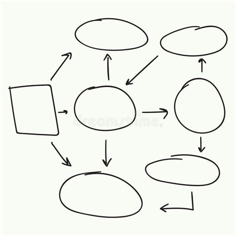 Hand Drawn Flowchart Vector Stock Illustrations 284 Hand Drawn