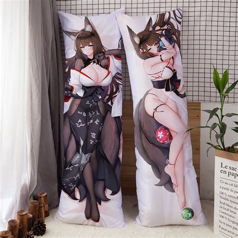 Dakimakura Anime Azur Lane Amagi Yamashiro Body Pillow Double Sided Print Life Size Cover