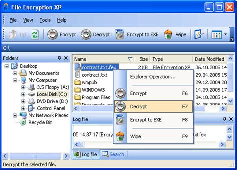 how to encrypt folder on windows xp digital web