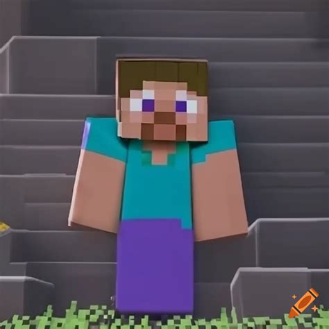 Minecraft Steve Character In Ultra Hd On Craiyon