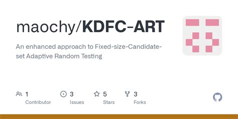 github maochy kdfc art an enhanced approach to fixed size candidate set adaptive random testing