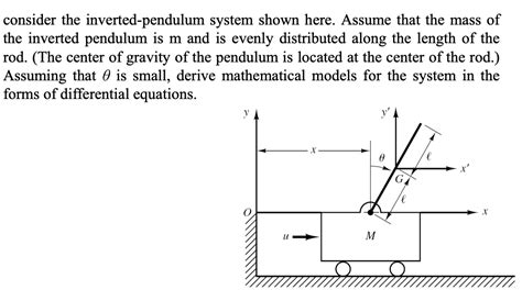 solved consider the inverted pendulum system shown in chegg hot sex picture