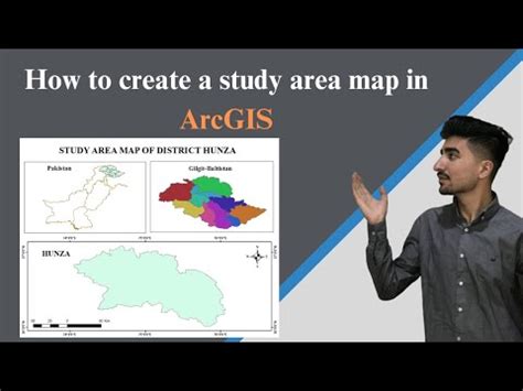 How To Create Study Area Maps In ArcGIS GIS Course GeoSense Abid