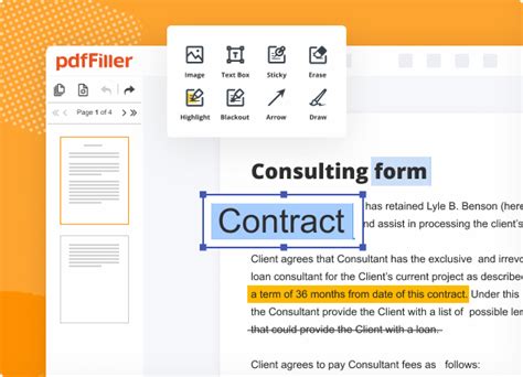 pdffiller on line pdf form filler editor type on pdf fill print email fax and export