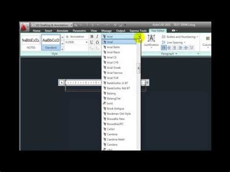 AutoCAD 2011 Tutorial Creating Multiline Text Autocad Tutorial