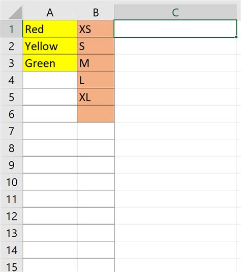 how to generate a list of all possible permutations in excel sheetaki