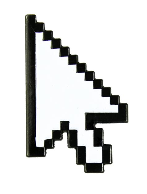 Pixelated Hand And Mouse Cursor Vector Illustration Stock Illustration