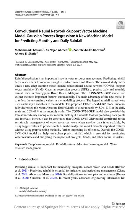 convolutional neural network support vector machine model gaussian process regression a new