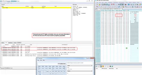 GUIDE Update CPU Microcode Fix FIT Using UEFITool Hex CPU