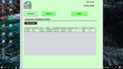 CRUD Aplikasi Perpustakaan Menggunakan Java GUI Netbeans Dan SQL