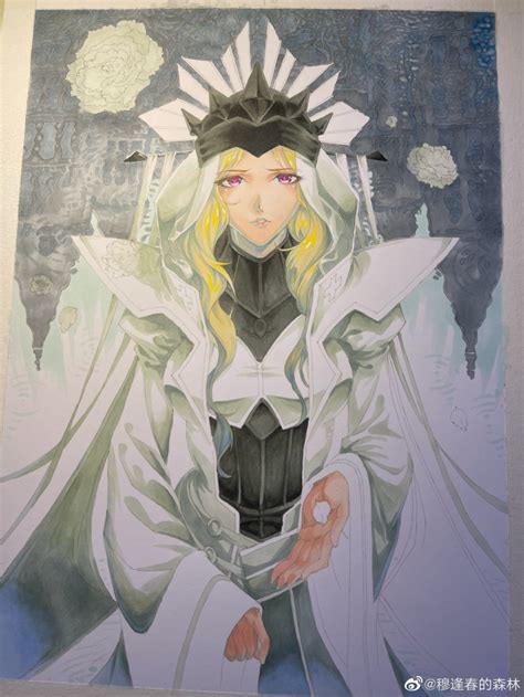 Safebooru 1girl Absurdres Armor Bibi Dong Douluo Dalu Black Armor Blonde Hair Breasts Closed