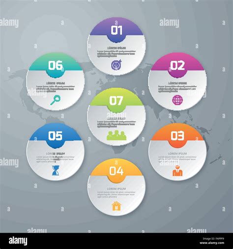 Vector Illustration Of Circles Infographics Stock Vector Image Art