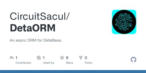GitHub CircuitSacul DetaORM An Async ORM For DetaBase