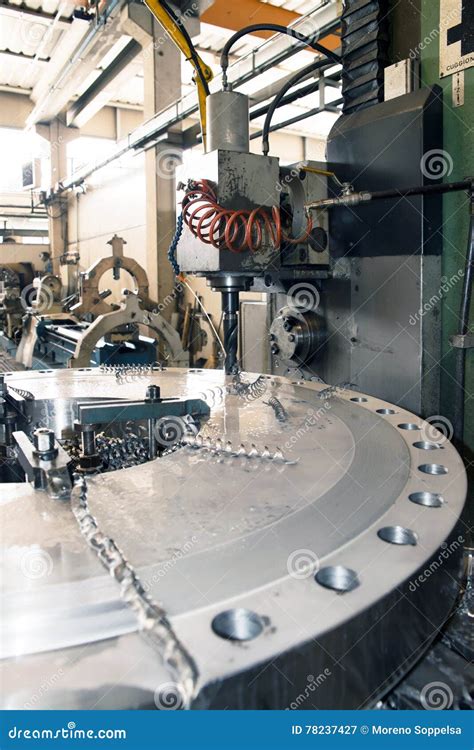 Machine Tools With Computer Numerical Control Cnc Stock Image Image