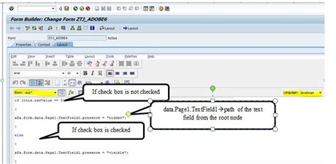 Hiding A Field In PDF Form Adobe Interactive SAP Community