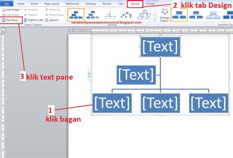 Cara Buat Contoh Bagan Struktur Organisasi Di Microsoft Word 2010