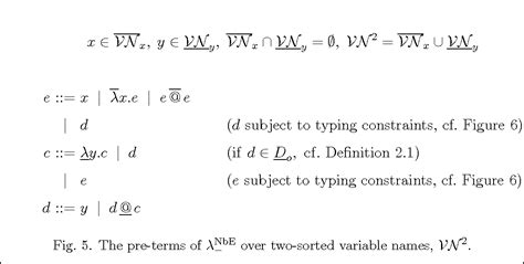 figure 5 from the simple type theory of normalization by evaluation semantic scholar