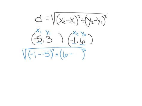 ⏩solved calculate the distance between the given two points 5 3 … numerade
