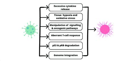 The Shared Molecular Mechanisms Between SARS CoV 2 Oncogenesis