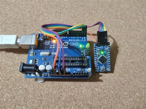 programar arduino pro mini con arduino uno 7 steps instructables