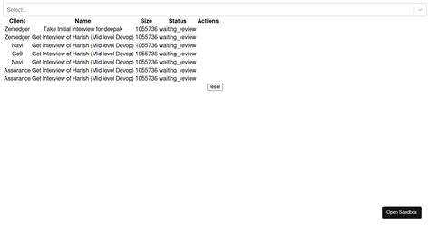 React Filter Data From Select Box Codesandbox