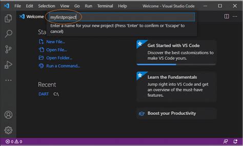 Run Your First Dart Example In Visual Studio Code O Planning Org