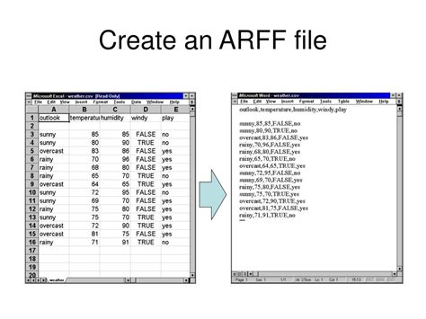 Weka Arff File Format Apilasopa
