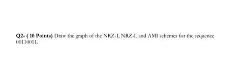 solved q1 10 points given the dataword 101001111 and the