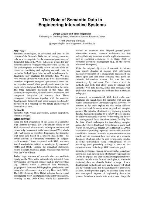 pdf the role of semantic data in engineering interactive systems