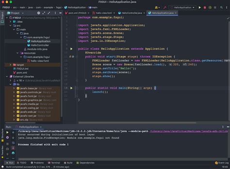 java why is javafx still not working in my intellij stack overflow