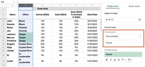 Conditional Formatting Google Sheets Complete Guide 54 OFF